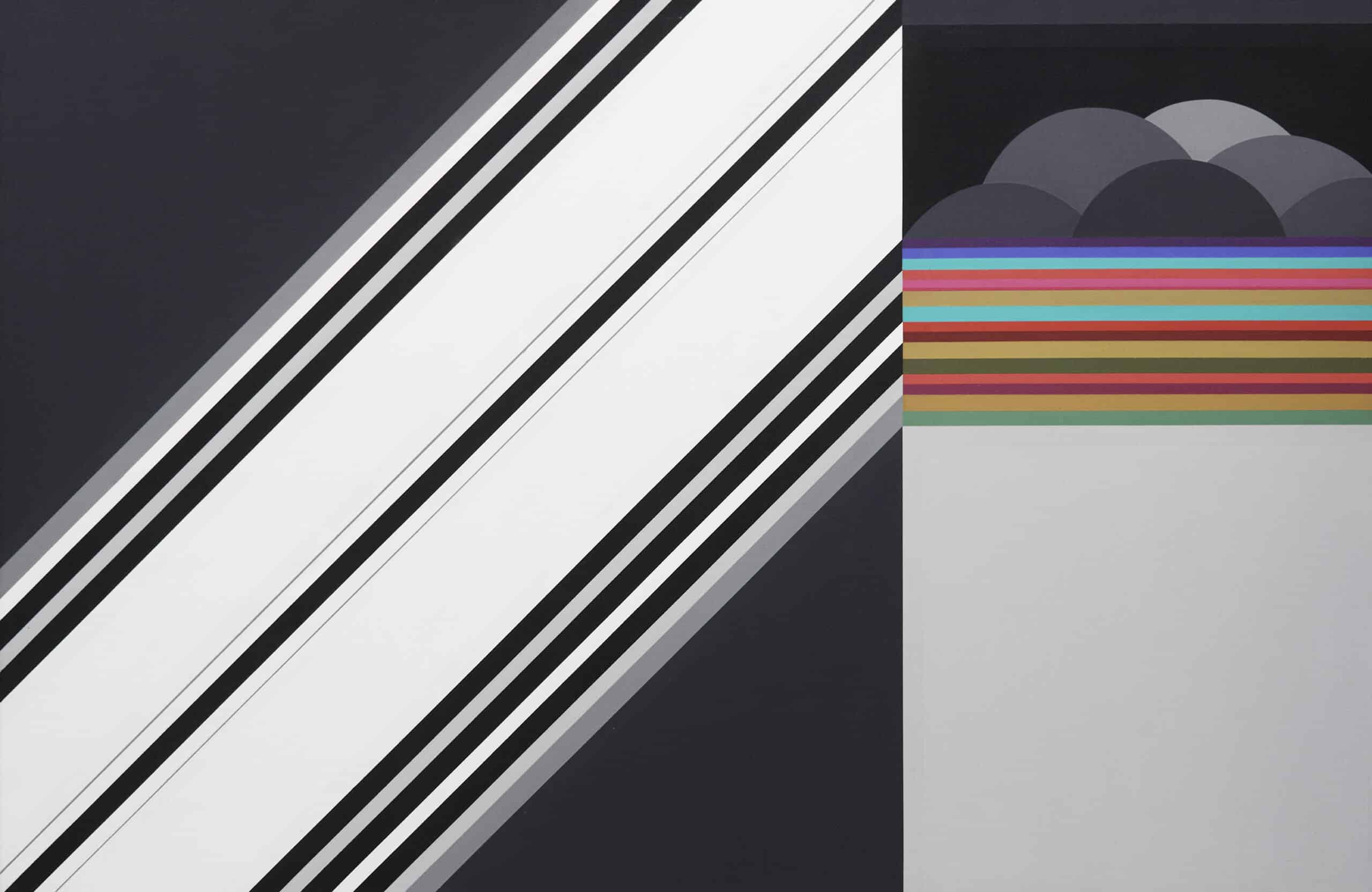 Hard-Edge traces the line back for geometric abstraction
